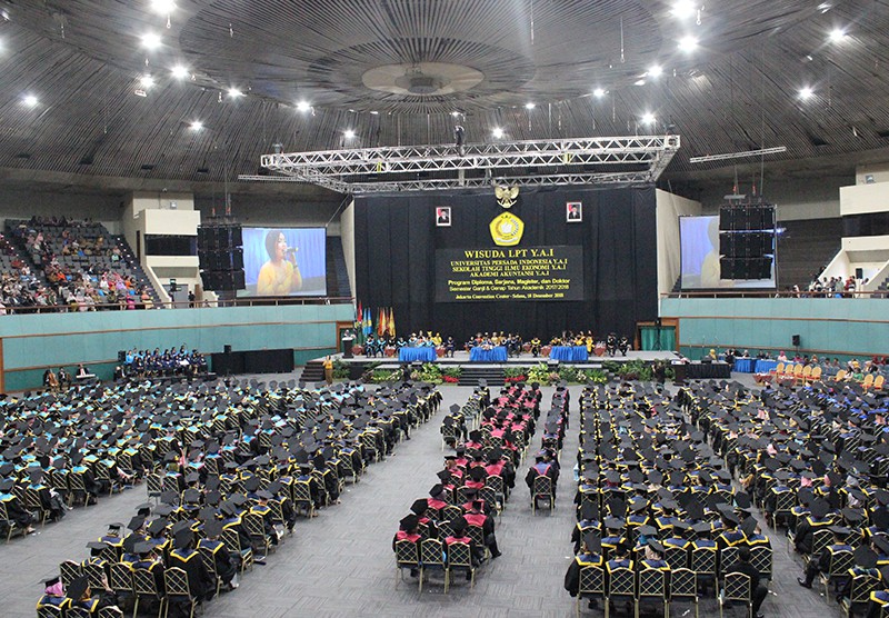 WISUDA GABUNGAN LEMBAGA PENDIDIKAN TINGGI Y.A.I ( UPI Y.A.I – STIE Y.A ...